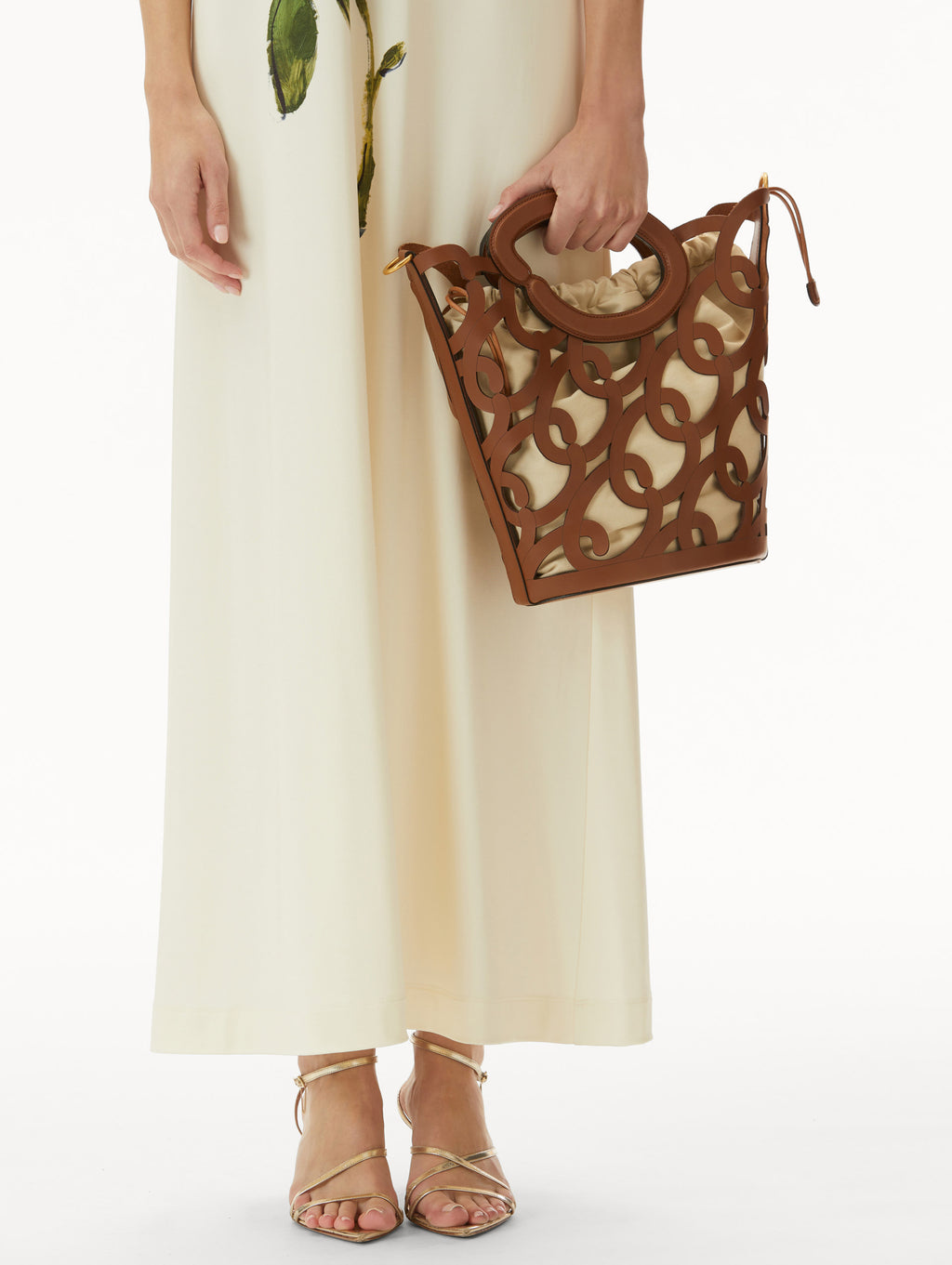 Oscar Chain-Link Leather Tote