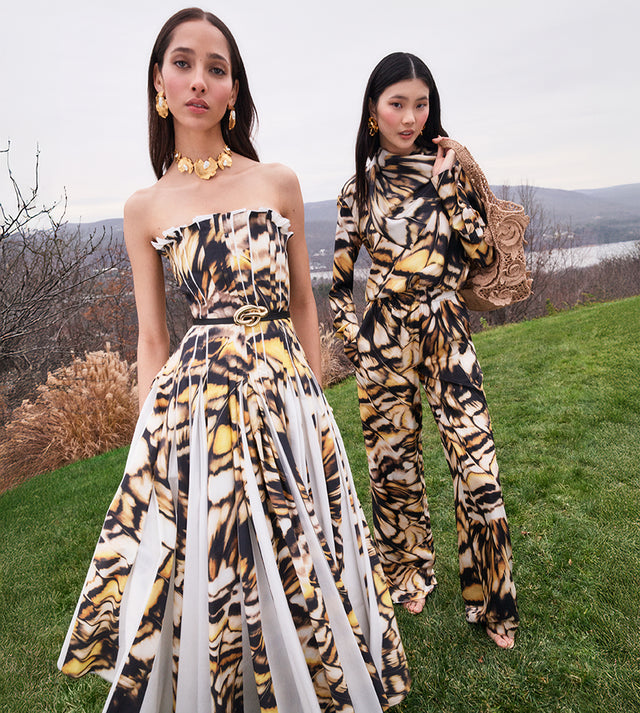 Chiné Palm Leaves Tank