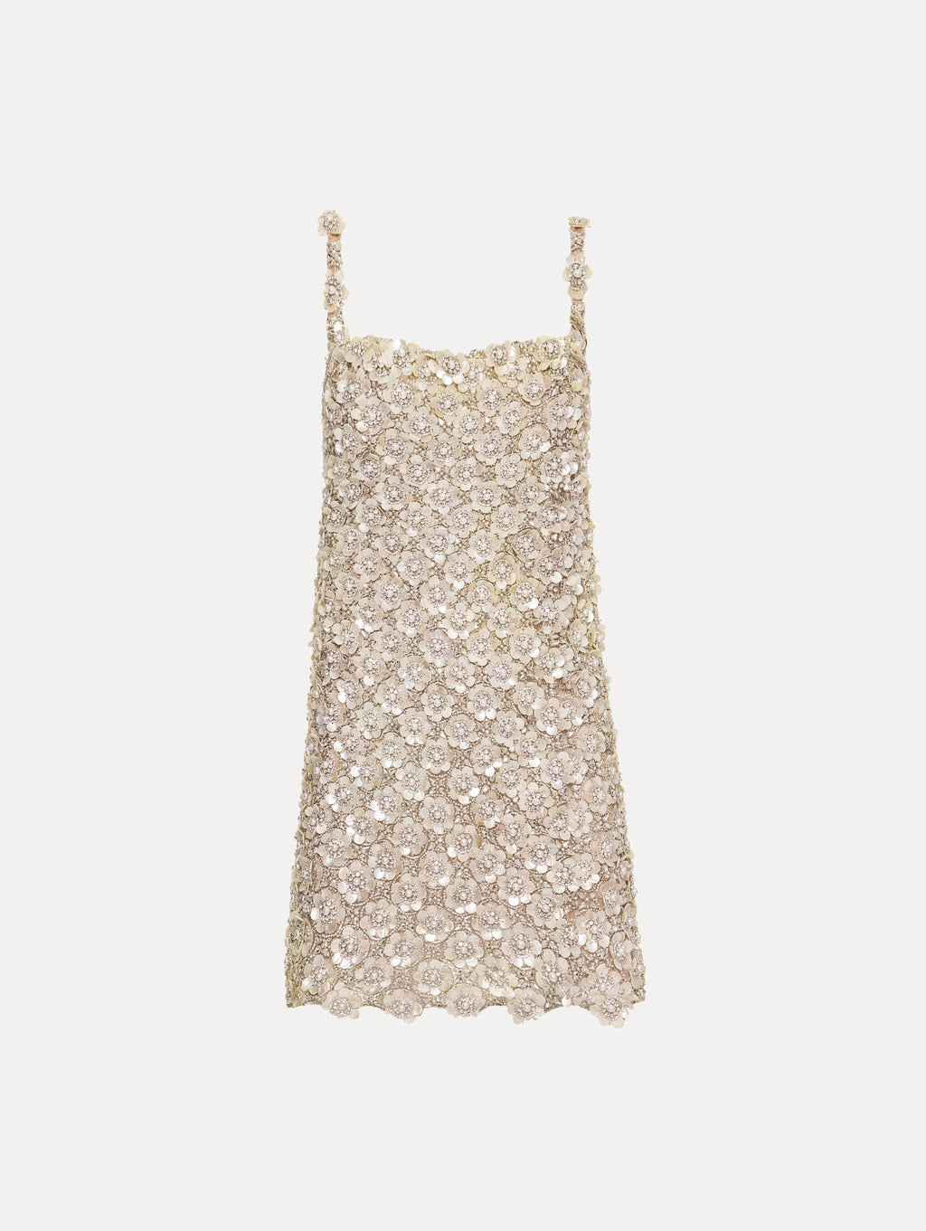 Mother of Pearl Embroidered Shift Dress