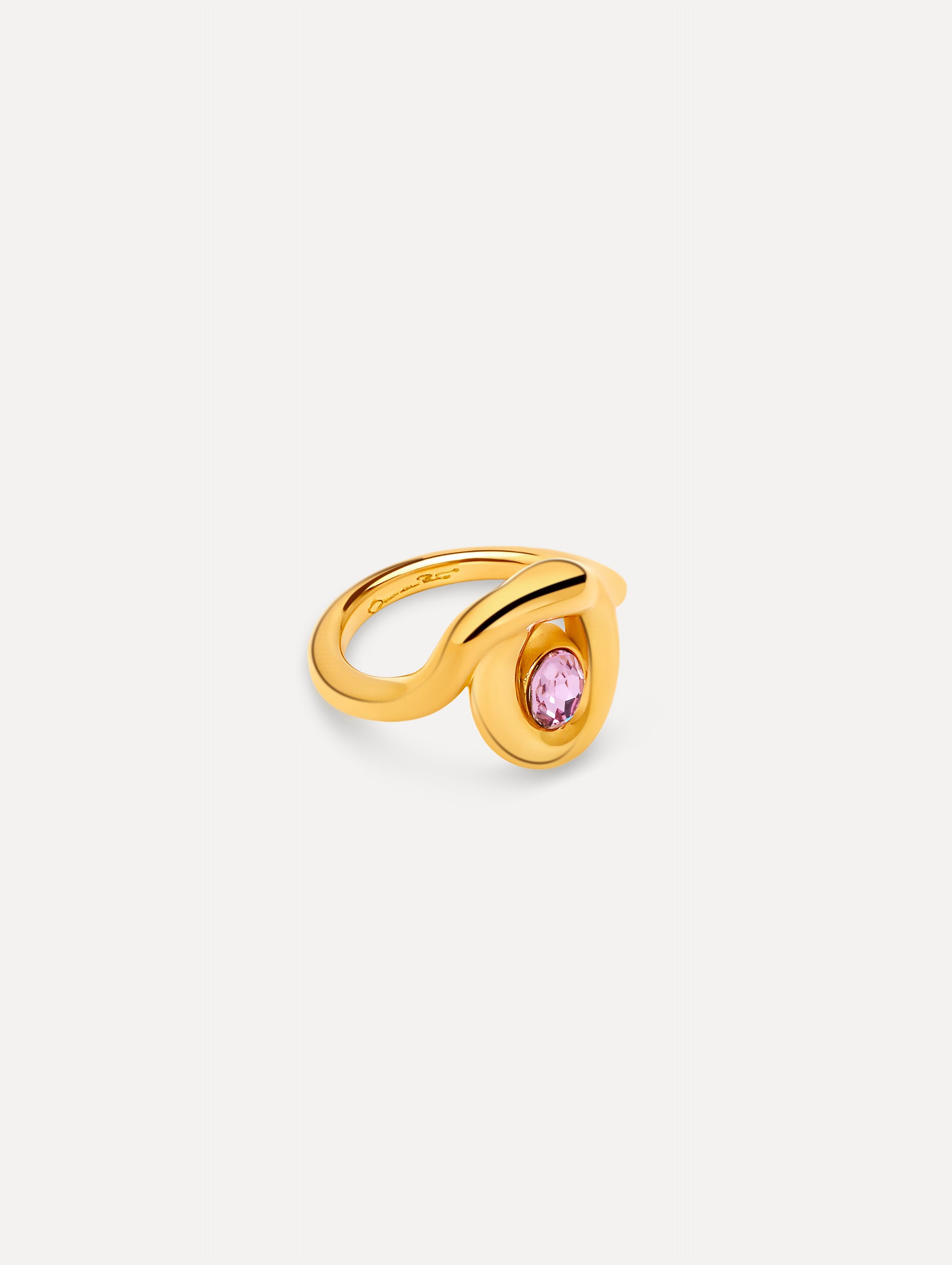 oscar de la renta Looped Oval Ring on Sale | Clothing