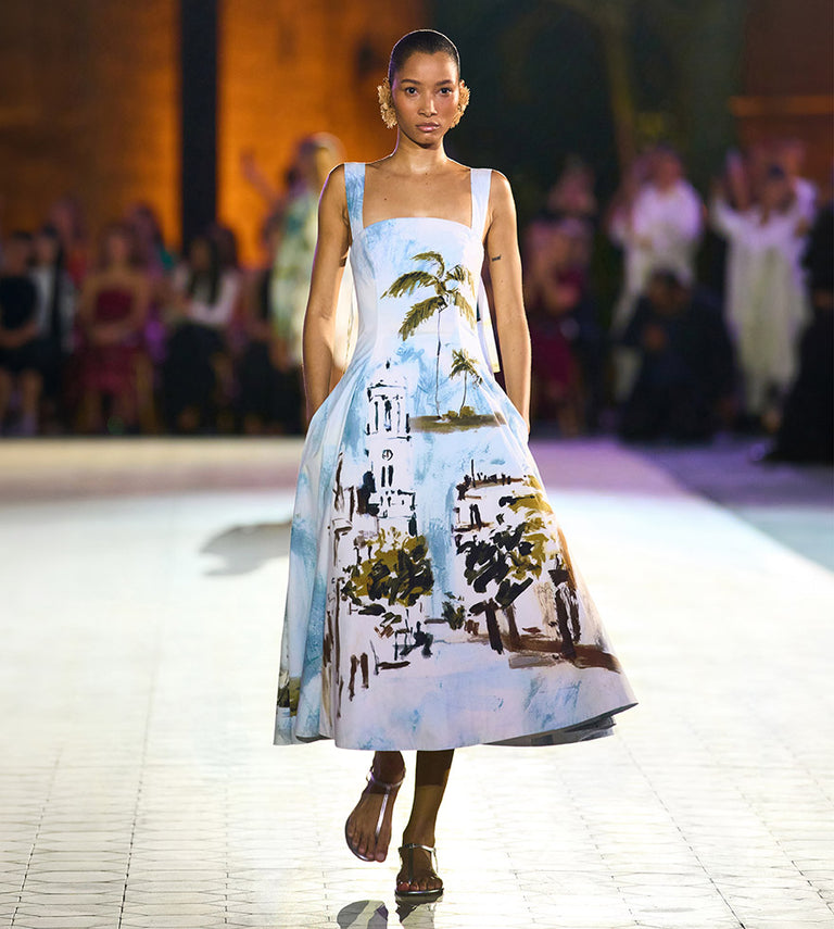 Chiné Palm Leaves Tank